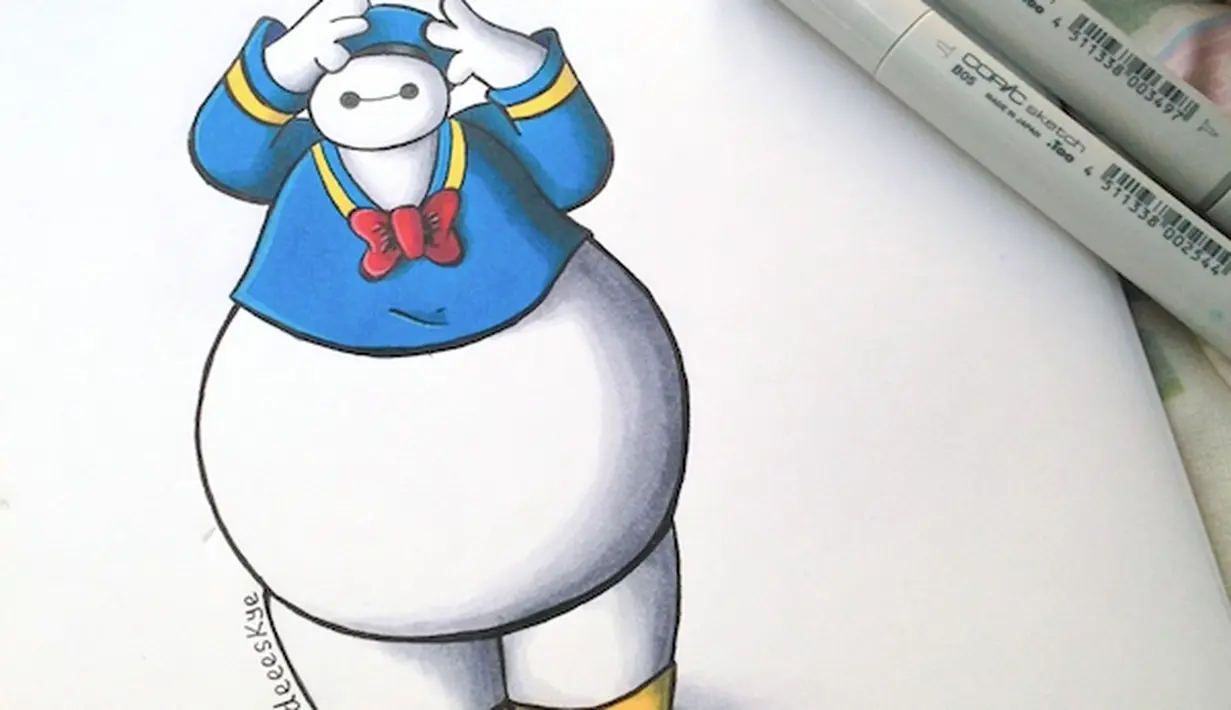 Ini Nih, Lucunya Saat Baymax Jadi Karakter Disney Lain - Photo Fimela.com