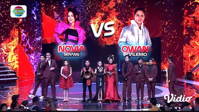 Novia (Serang) dan Owan (Boalemo) Bertemu di Grand Final Dangdut ...