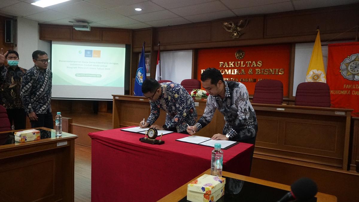 EdenFarm Research Grant Dukung UGM Kembangkan Inovasi Teknologi ...