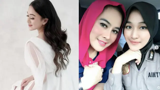 6 Momen Tunangan Briptu Muthia Syahra, Putri Artis Senior Yanti Yasser - Hot Liputan6.com