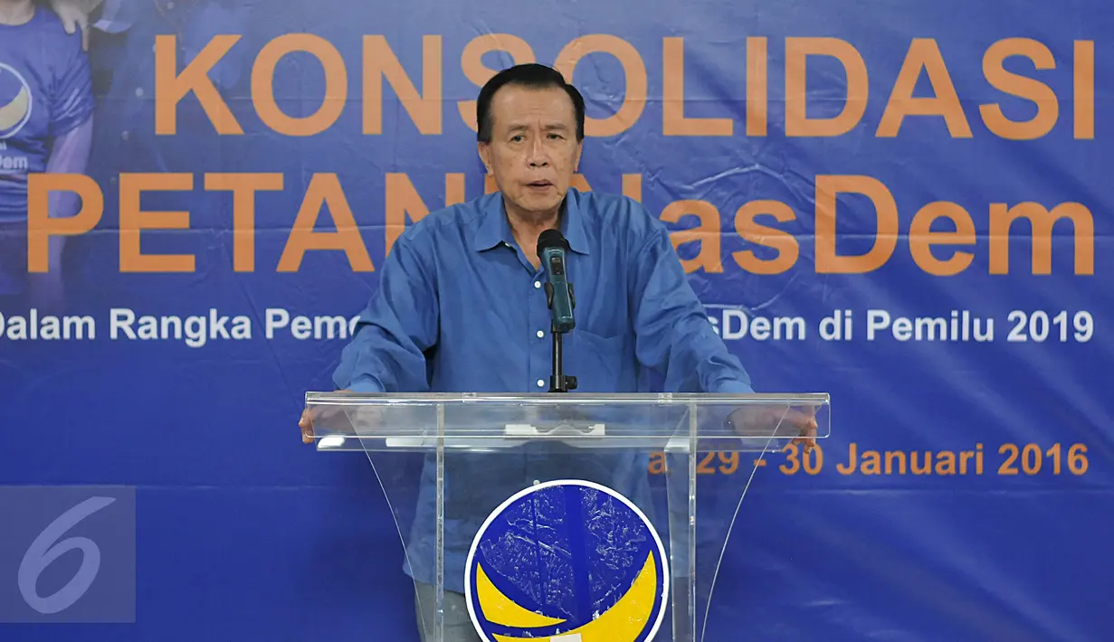 Pembukaan Rakernas Petani Partai Nasdem - Foto Liputan6.com