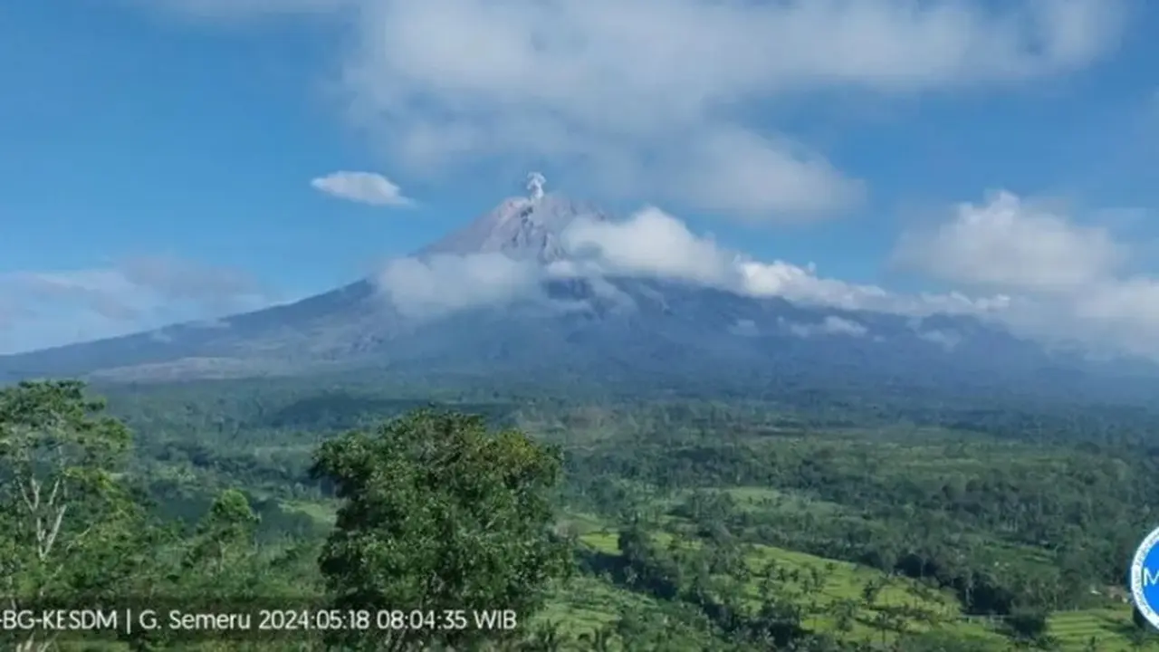 Gunung Semeru Erupsi Enam Kali Beruntun, Lontarkan Abu Vulkanik Ratusan Meter - Surabaya ...