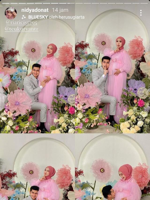 Jelang Melahirkan, Ini 6 Potret Maternity Shoot Ria Ricis dan Teuku ...