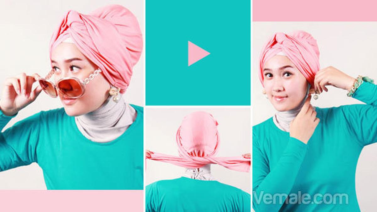 Tutorial Hijab Turban Terbaru