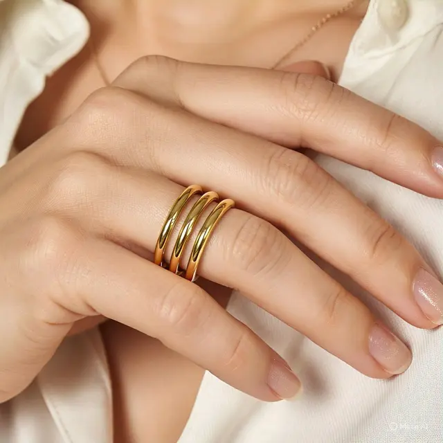 16 Model Cincin Emas Simple Tapi Mewah di 2025, Elegan Tanpa Terlihat ...