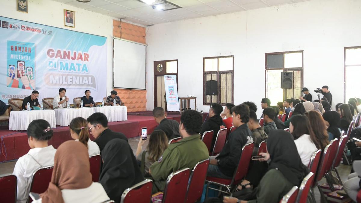 Alam Ganjar Hadiri Talkshow dan Launching Buku 'Ganjar di Mata Milenial ...