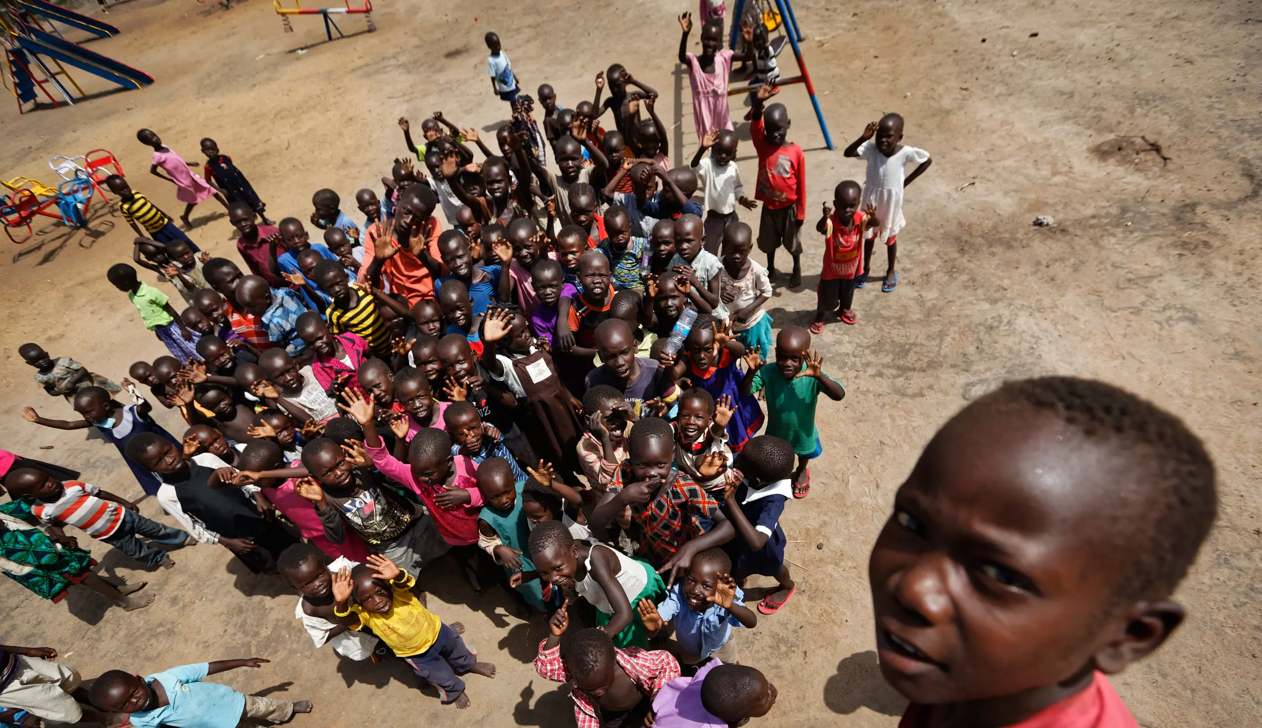 Keceriaan Anak-Anak Pengungsi Sudan Selatan di Uganda - Foto Liputan6.com