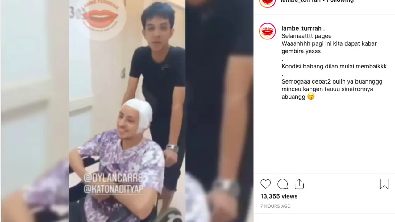 Dylan Carr Jalan-Jalan Sore dengan Kursi Roda, Rambut Pendek Jadi ...