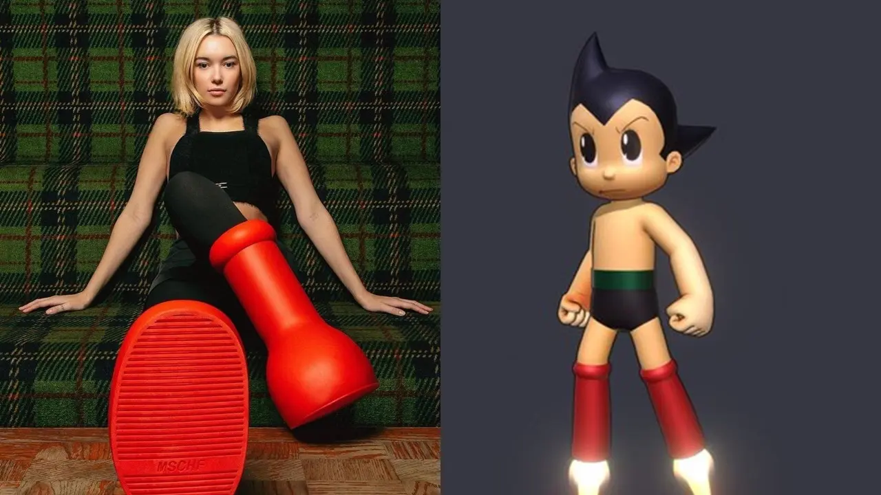 7 Potret Sepatu Boot Merah Astro Boy Ini Bikin Nostalgia, Unik Mirip di ...