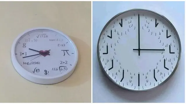 6 Angka Jam Dinding Nyeleneh Ini Bikin Bingung, Waktunya Tidak Tepat ...