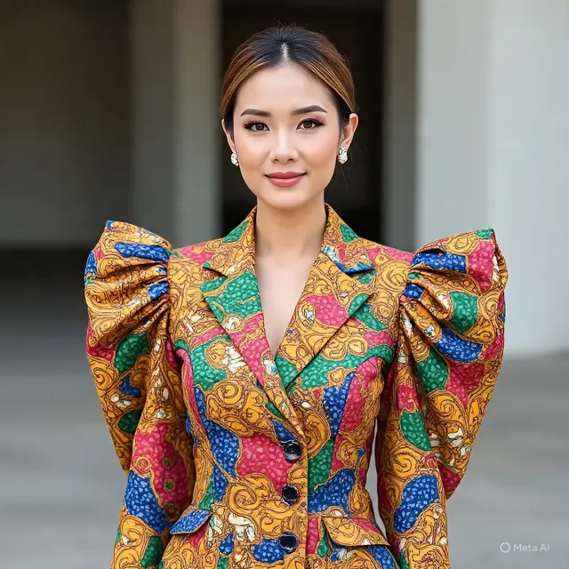 14 Model Baju Batik Blazer Wanita Terbaru 2025, Gaya Kantor hingga ...