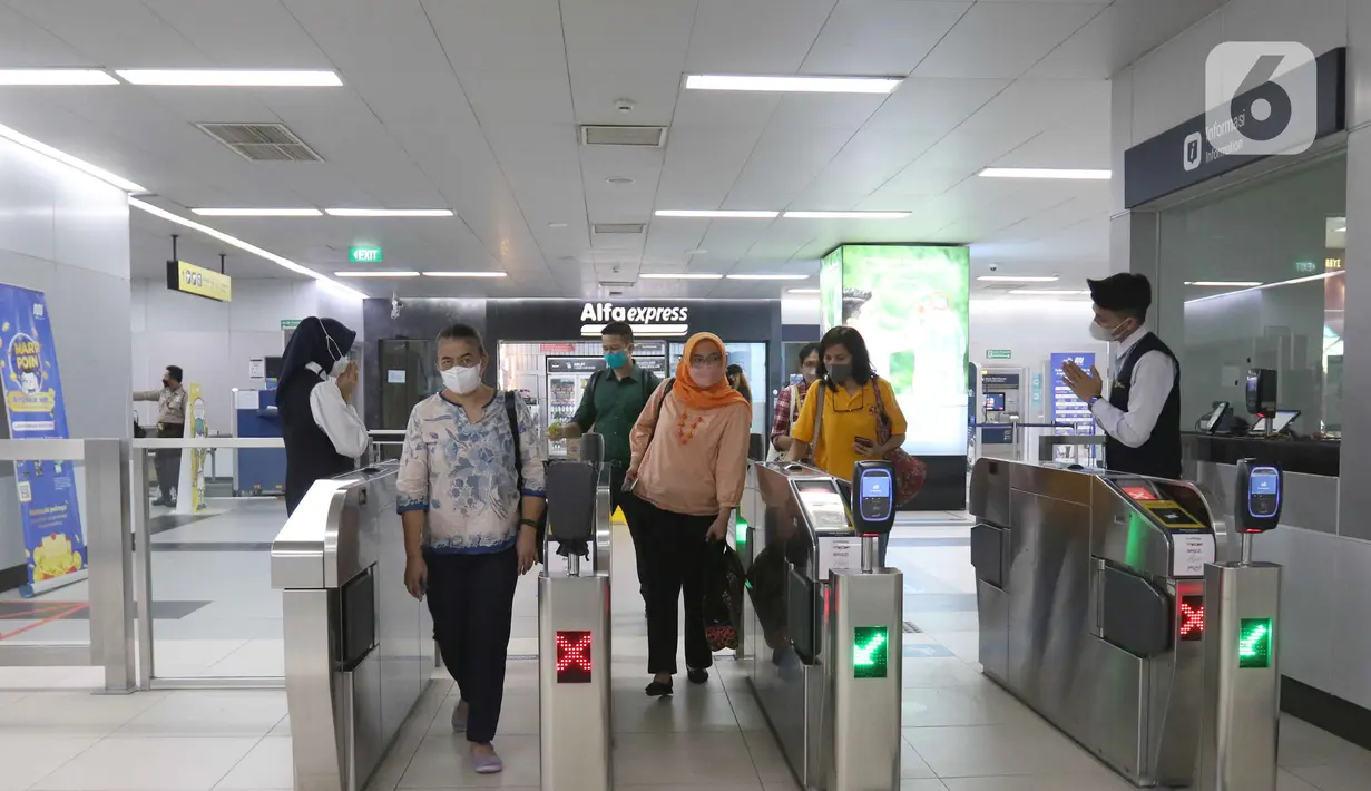 PPKM Level 1, PT MRT Jakarta Rubah Kebijakan Operasional - Foto ...