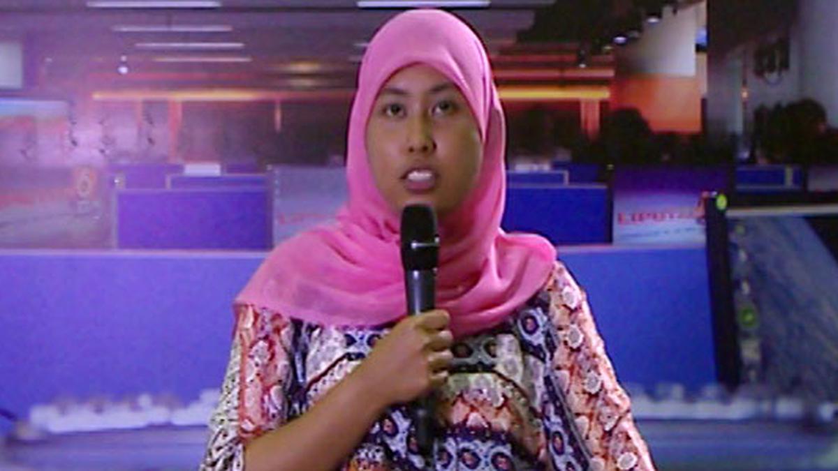 Nadia Zahra Pengunjung dan Peserta Presenter di Indonesia Broadcaster ...