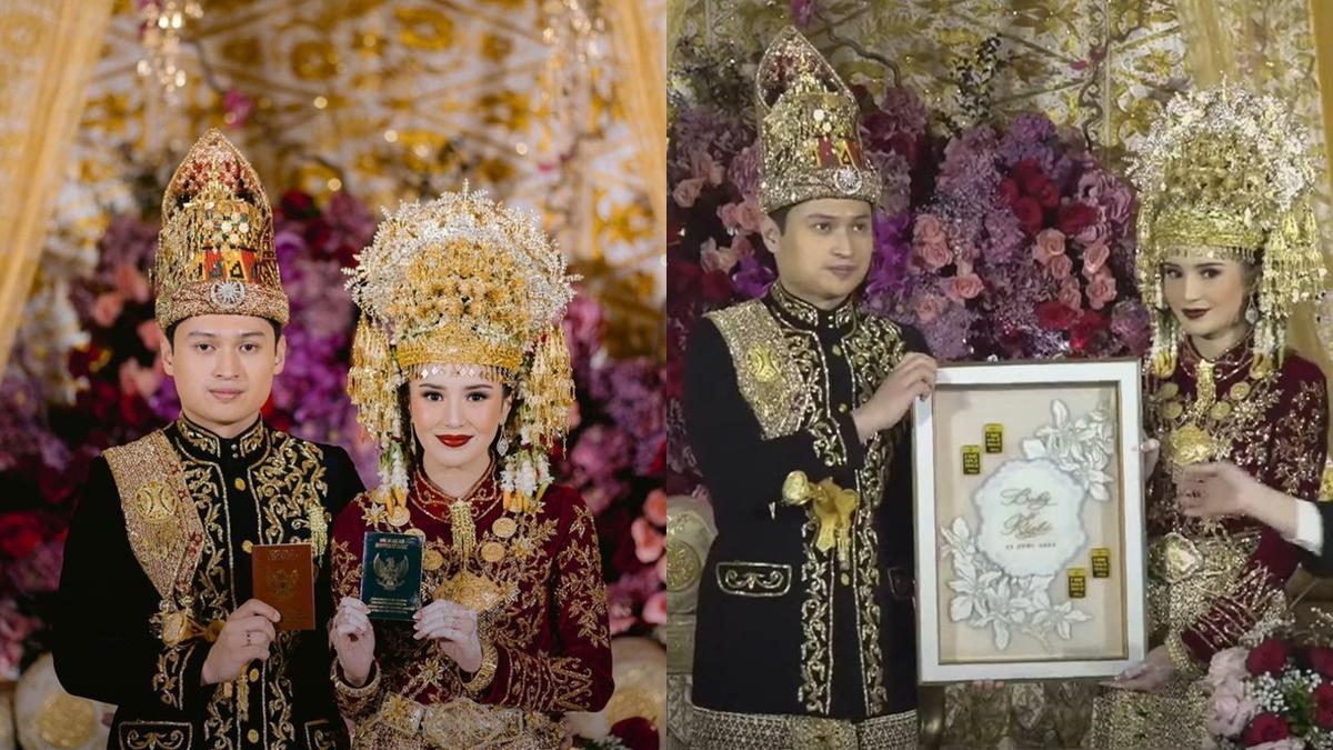 7 Potret Akad Nikah Beby Tsabina Pakai Mahar Emas Setengah Miliar, AHY ...