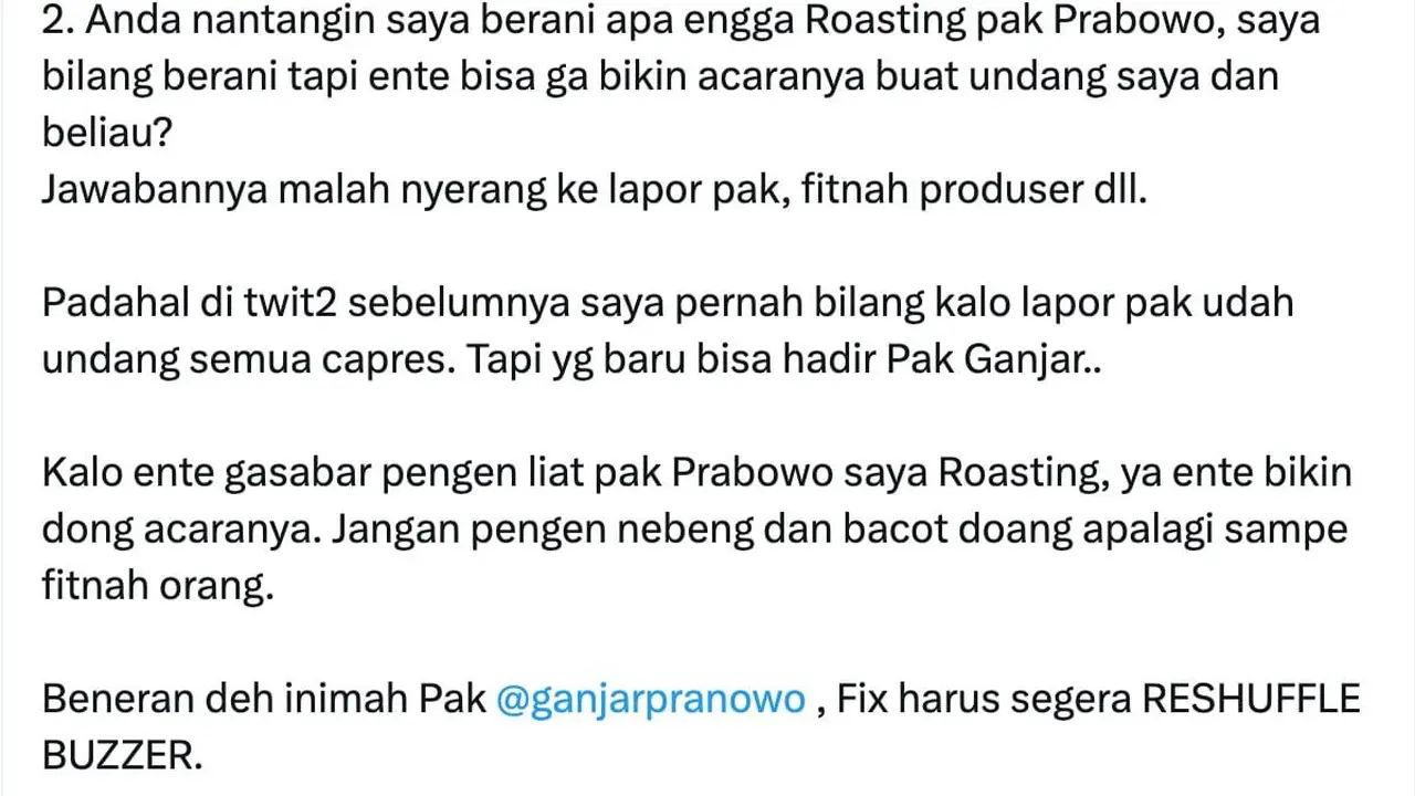Ditantang Roasting Prabowo, Kiky Saputri Minta Si Penantang Bikin Acaranya dan Undang Sang ...