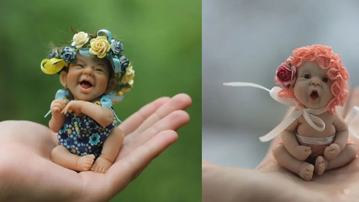 Cute Tapi Bikin Merinding: Boneka Bayi Mini yang Seolah Hidup - Photo ...