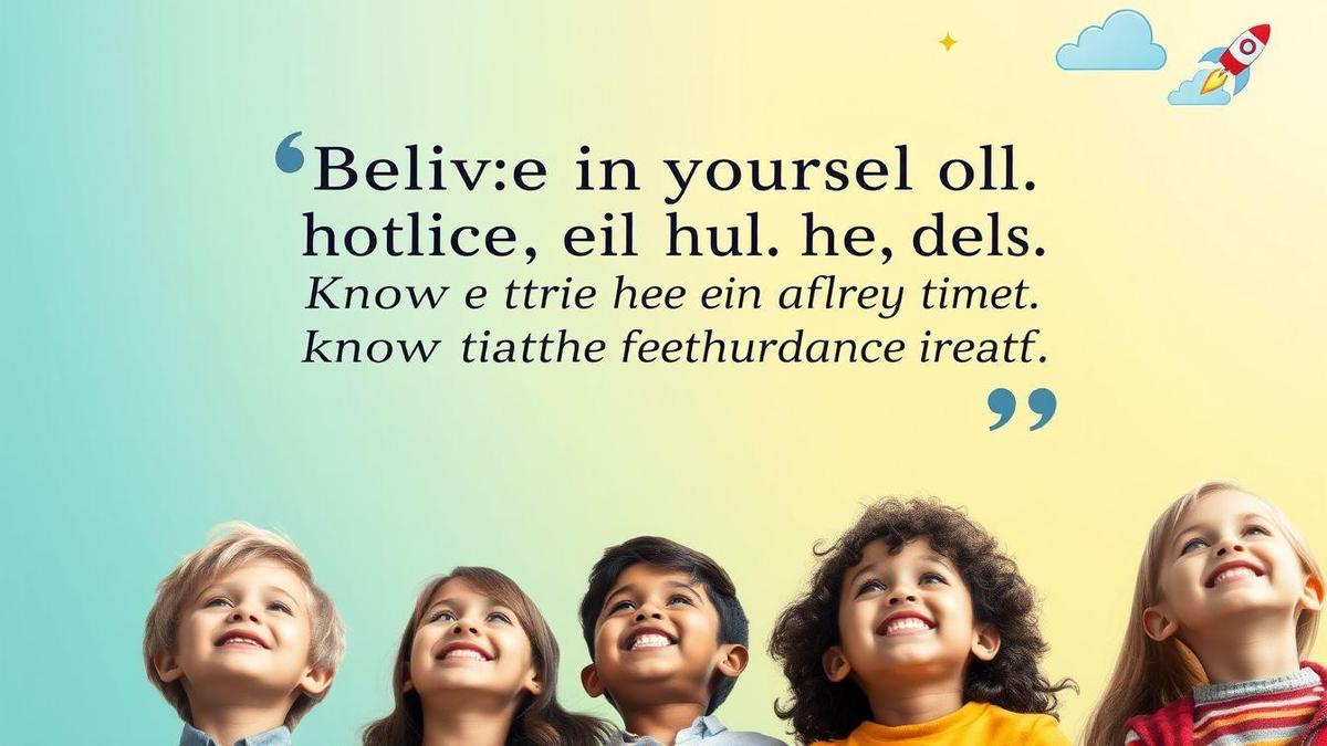 Best Quote for Kids to Build Confidence and Success
