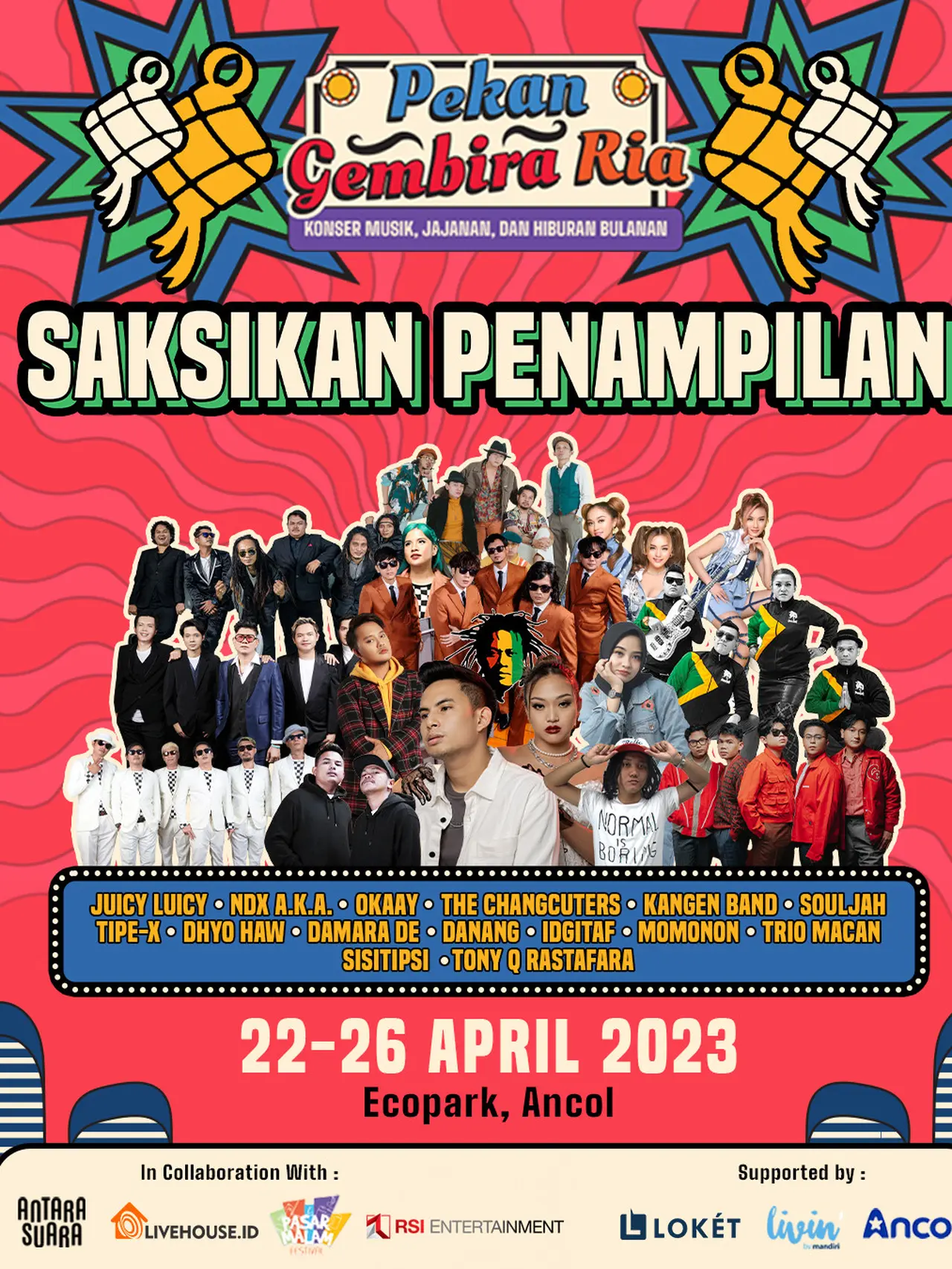 Pekan Gembira Ria Gelar Konser Musik Beragam Genre di Ancol Selama 5 ...