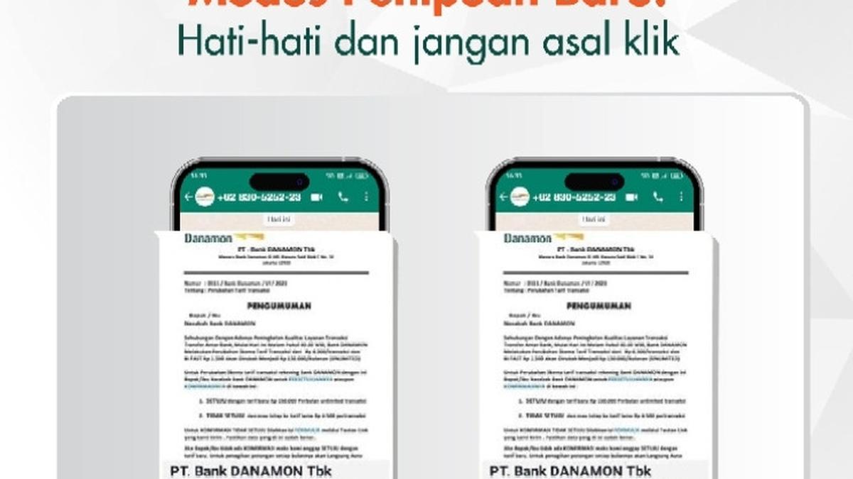 Waspada Modus Penipuan Biaya Transaksi atau Biaya Transfer Danamon