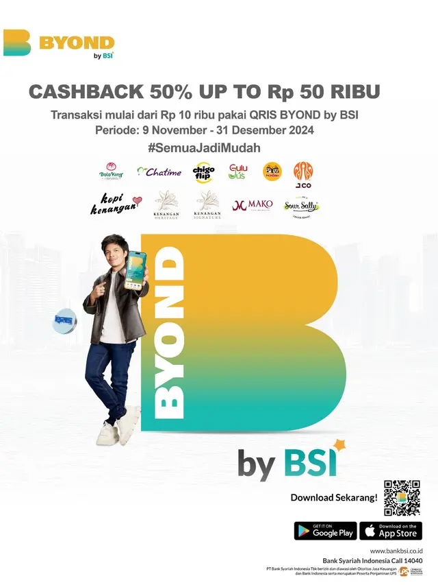 3 Keutamaan SuperApps BYOND by BSI, Ada Promo Bayar Pakai QRIS - Lifestyle Liputan6.com