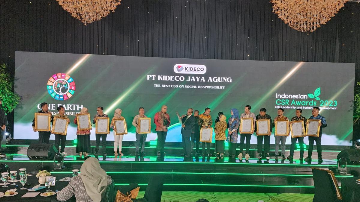 70 Desa Sekitar lokasi Tambang Maju, Kideco Raih 10 Penghargaan Platinum ICA 2023 - Regional ...