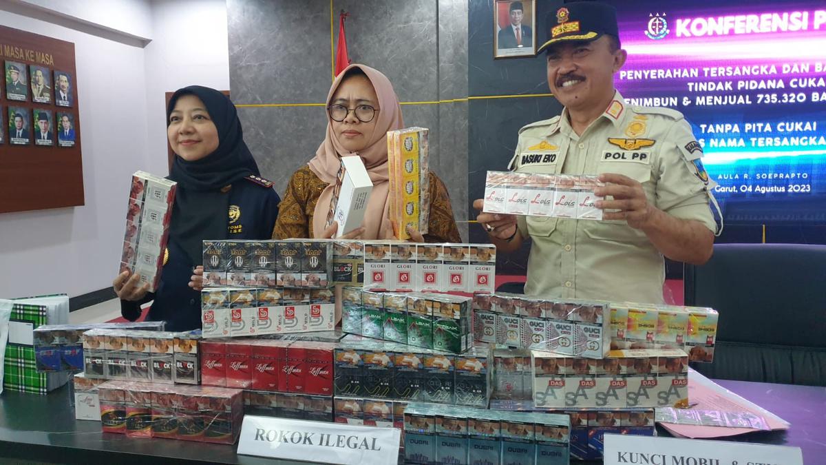 3 Juta Batang Rokok Ilegal Banjiri Pasar Garut Dalam 7 Bulan Terakhir
