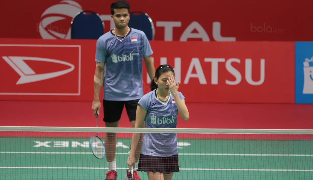 Foto: Debby Susanto dan Ricky Karanda Tumbang di Tangan Pasangan Muda Indonesia - Ragam Bola.com