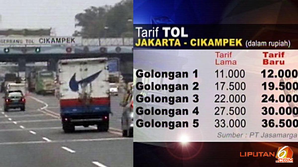 Mulai Senin, Tarif Tol Jakarta-Cikampek Naik - News Liputan6.com