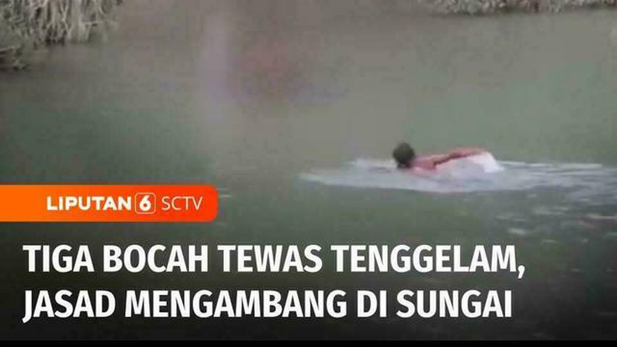 VIDEO: Diduga Tak Bisa Berenang, Tiga Bocah di Kebumen Ditemukan Tewas Tenggelam di Sungai - TV ...