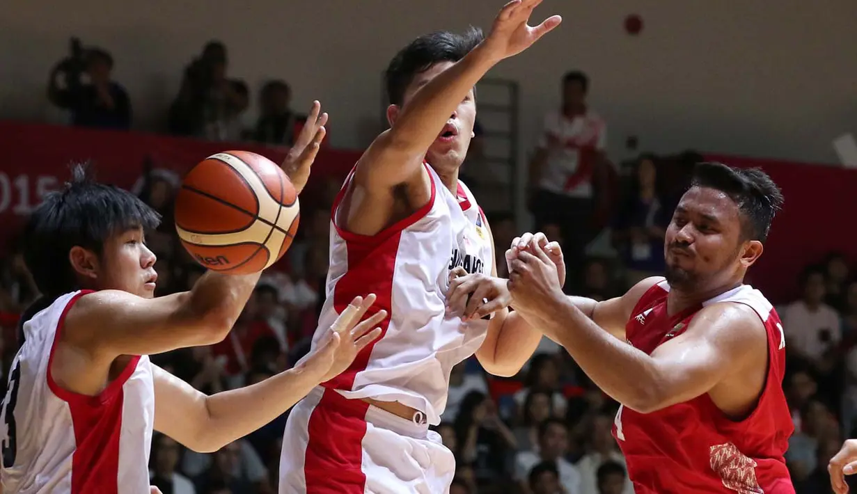 Langkah Tim Basket Putra Indonesia ke Final SEA Games 2015 - Foto Bola.com