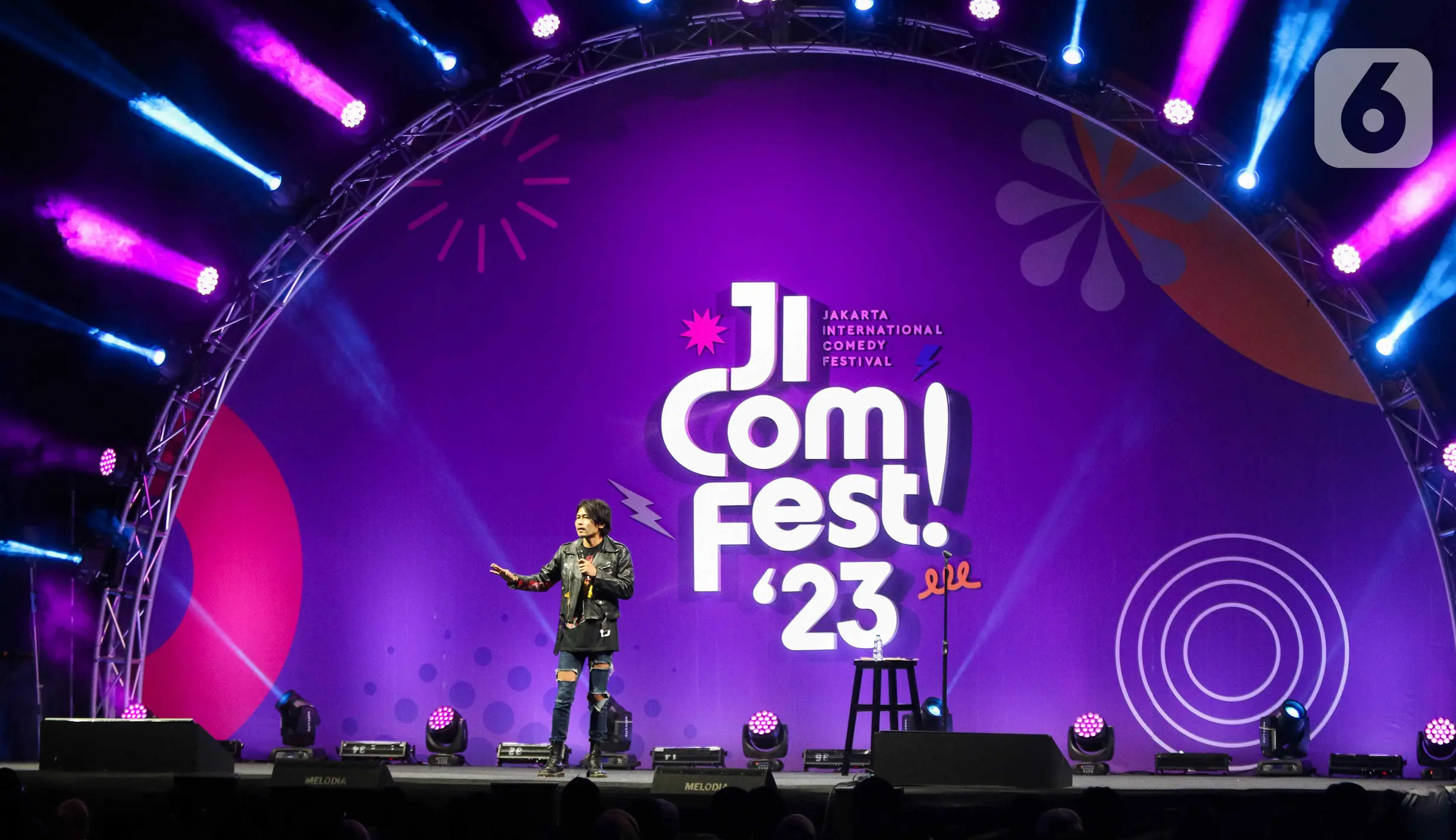 Indra Frimawan Ramaikan Hari Pertama JICOMFEST 2023 - Foto Liputan6.com
