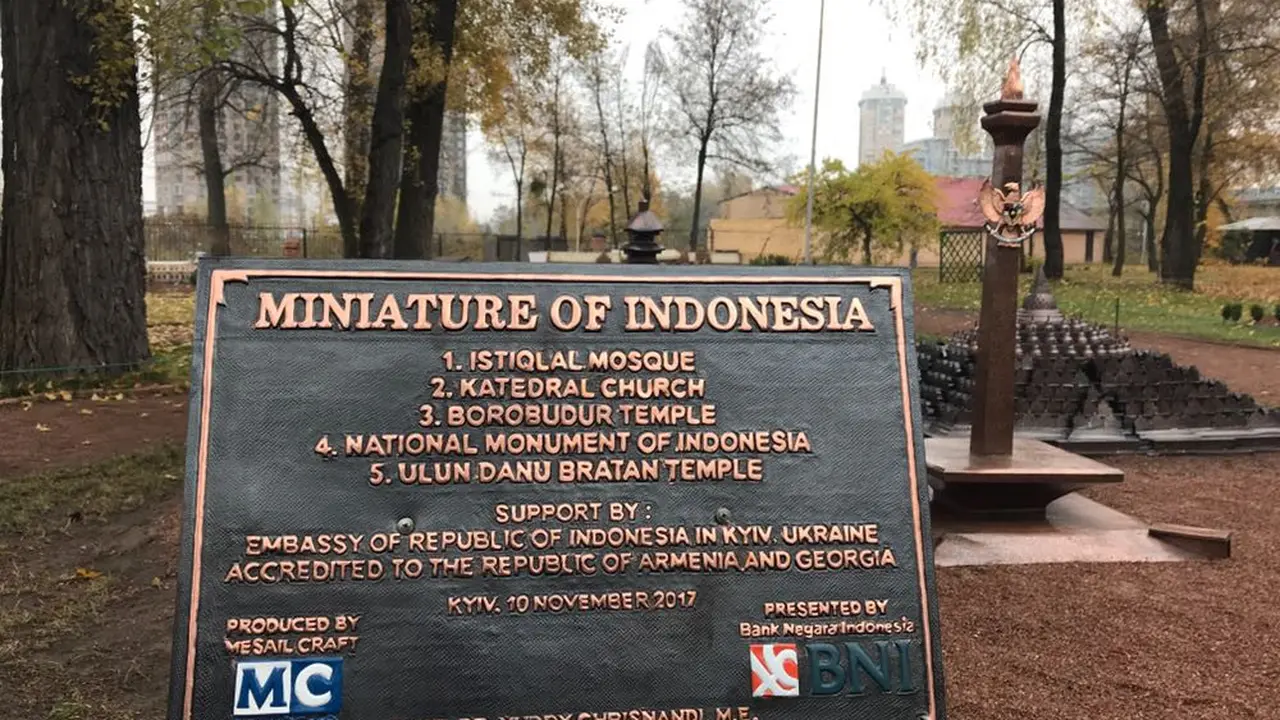 KBRI Kyiv, Resmikan Miniatur Indonesia di Objek Wisata Ukraina - News ...