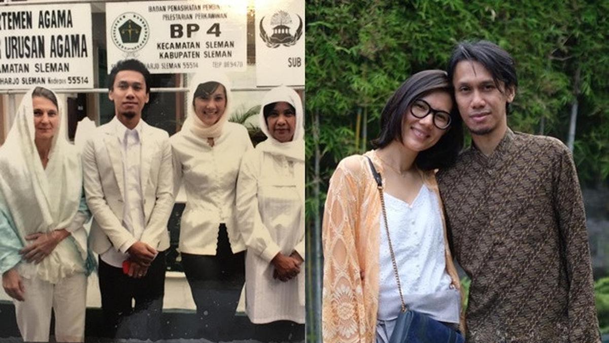 6 Potret Lawas Kebersamaan Eross Candra dan Istri, Sederhana Menikah di KUA