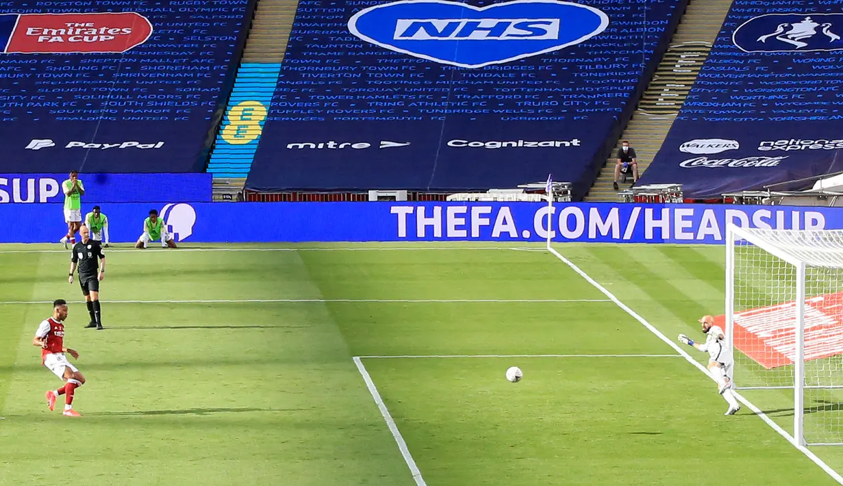 FOTO: Tekuk Chelsea, Arsenal Rebut Trofi Piala FA - Foto Liputan6.com