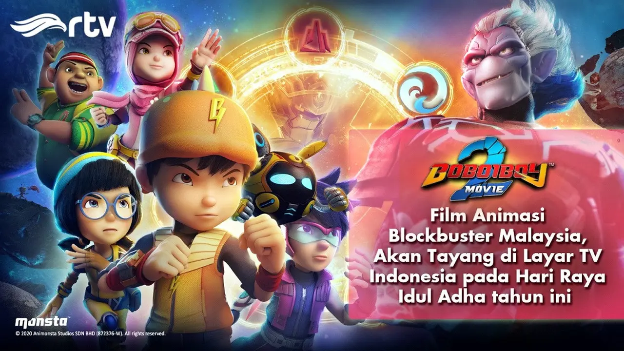 Saksikan Film BoBoiBoy Movie 2 Tayang di RTV Pada 31 Juli 2020 ...