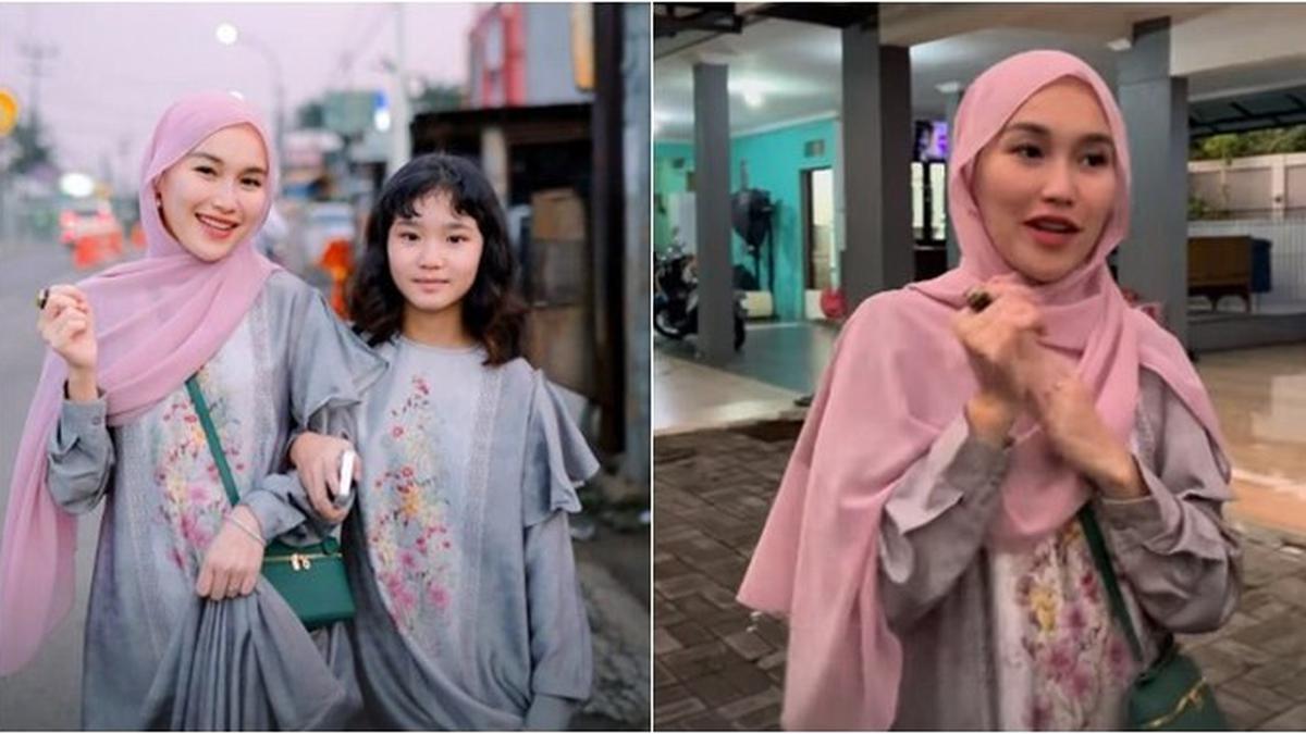 8 Potret Ayu Ting Ting Rayakan Idul Adha Tanpa Orang Tua, Tampil Berhijab