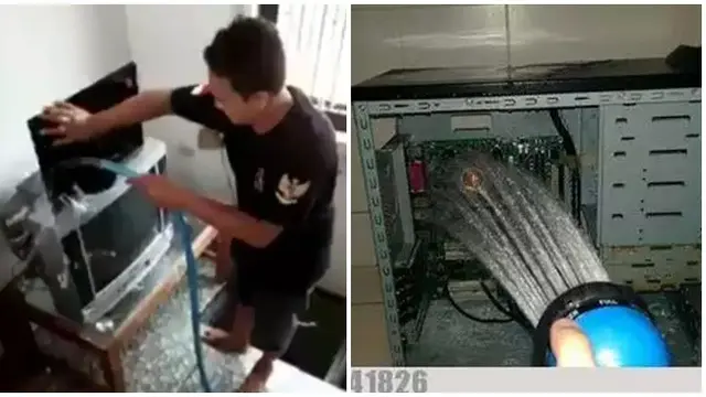 6 Potret Kelakuan Orang Cuci Barang Elektronik Bikin Tepuk Jidat - Hot Liputan6.com