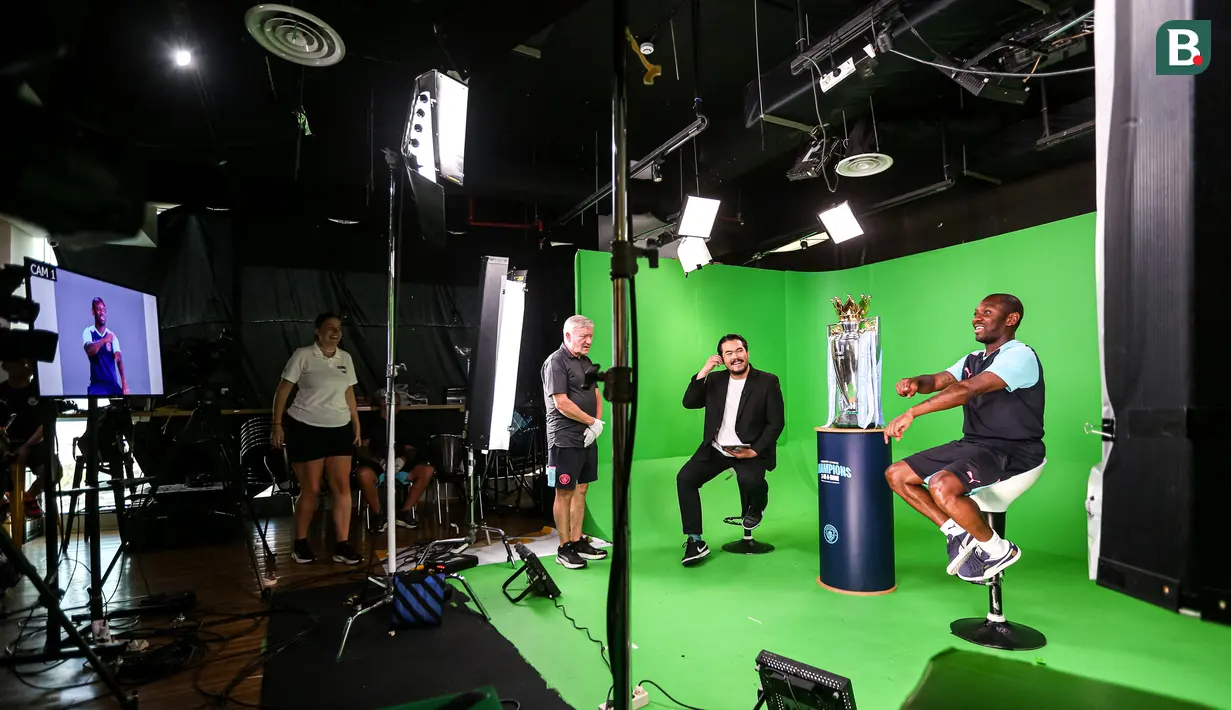 Foto: Momen Legenda Man City Shaun Wright-Phillips Sambangi SCTV Tower ...