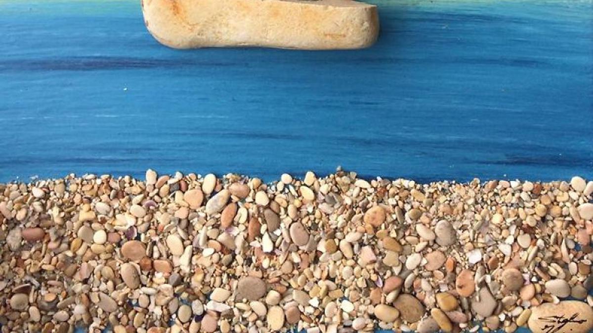 Dengan Batu-Batu Pantai, Pria Ini Buat Kreasi Kreatif Yang Indah ...