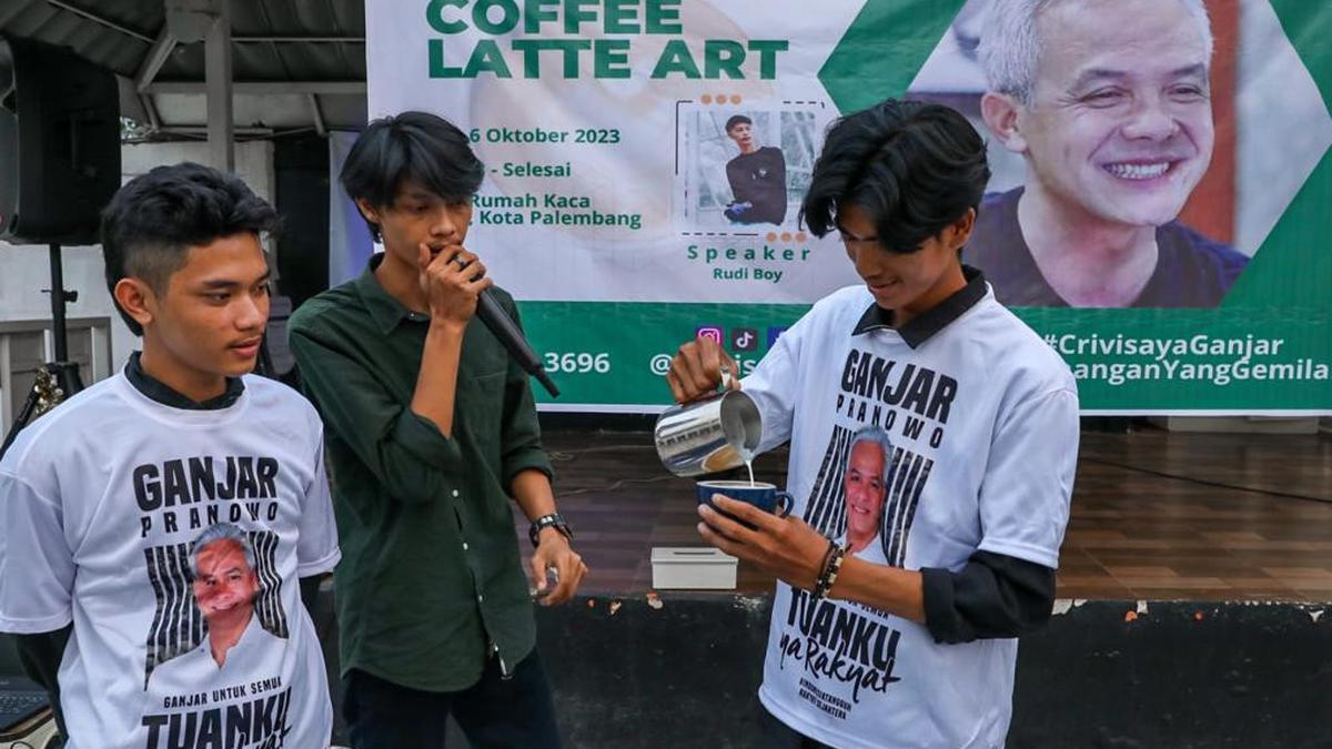 Rangkul Penikmat Kopi, Ganjar Crivisaya Berbagi Ilmu Latte Art - News ...