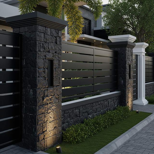 5 Warna Cat Pagar Agar Rumah Terlihat Elegan dan Mewah