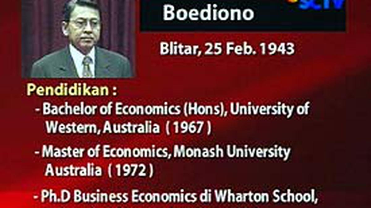 Boediono, Asa Perekonomian Indonesia