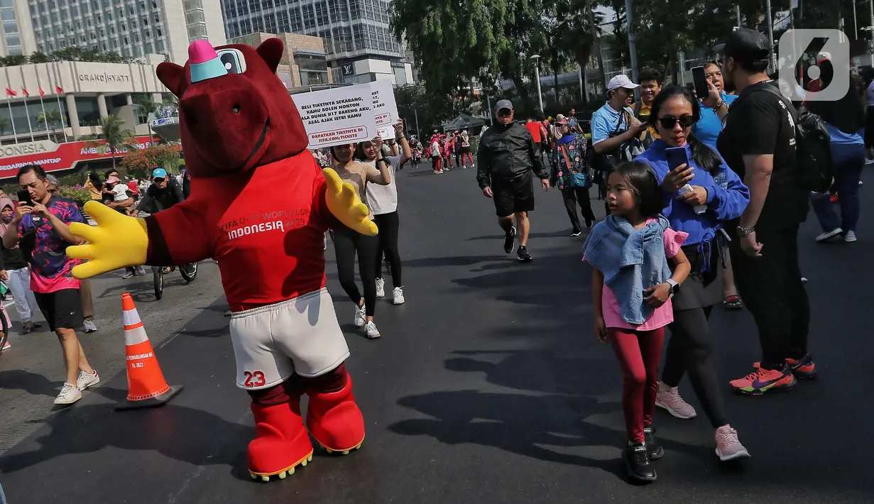 Keliling Bundaran HI, Bacuya Ajak Masyarakat Sambut Piala Dunia U-17 ...