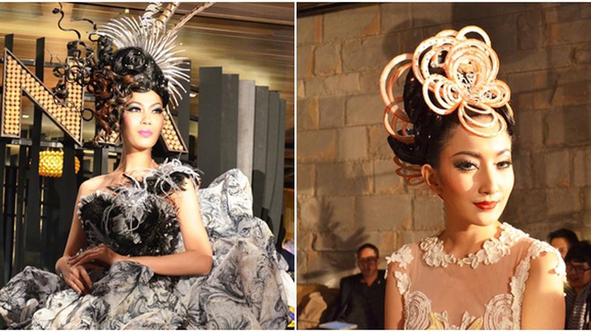 Indonesia Menggondol 6 Piala Di Asia Hairstyling and Make Up Competition