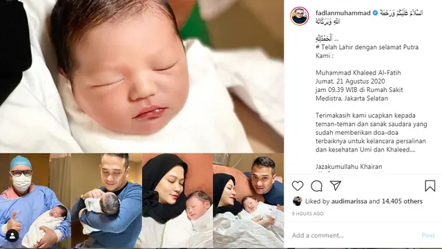 Selamat, Lyra Virna dan Fadlan Muhammad Dikaruniai Anak Pertama ...