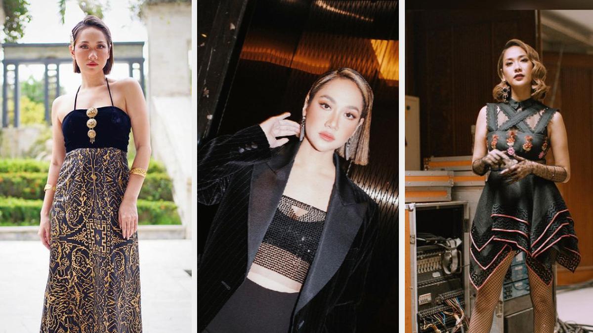 Pesona Bunga Citra Lestari dalam Balutan Busana Serba Hitam Layaknya ...