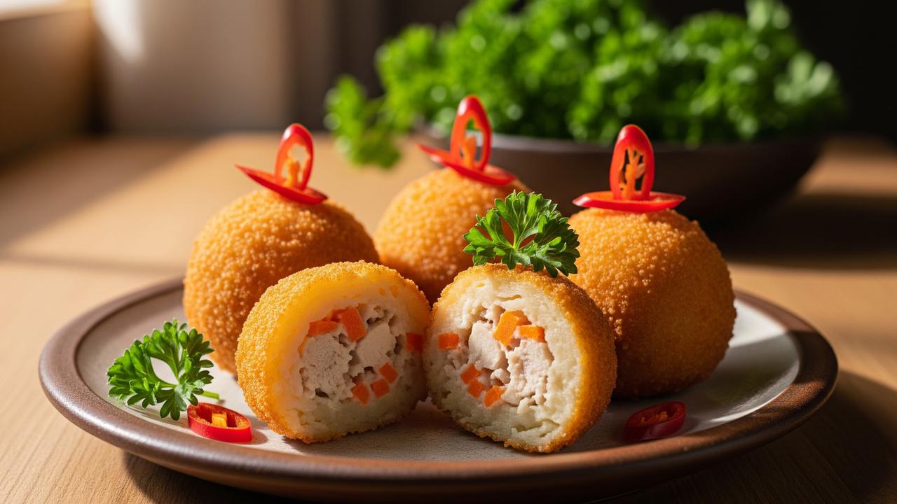 Resep Kroket Kentang Isi Ayam Wortel yang Lembut di Dalam dan Renyah di ...