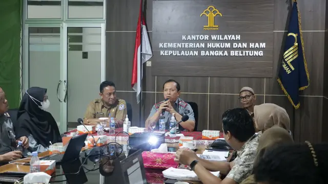 Kemenkumham Babel Harmonisasi Raperda Sarpras dan Perkim Bangka Selatan - Regional Liputan6.com