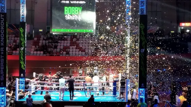 Onadio Leonardo Kalah TKO dari Bobby Saputra di Event Superstar ...