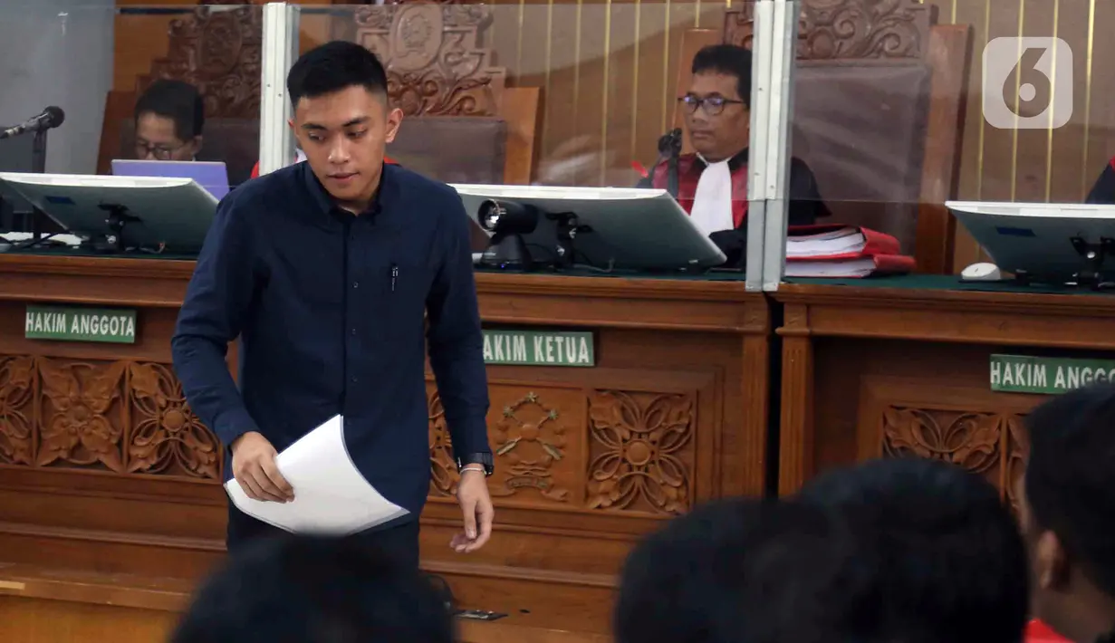 Mario Dandy Jalani Sidang Pleidoi di Pengadilan Negeri Jakarta Selatan - Foto Liputan6.com